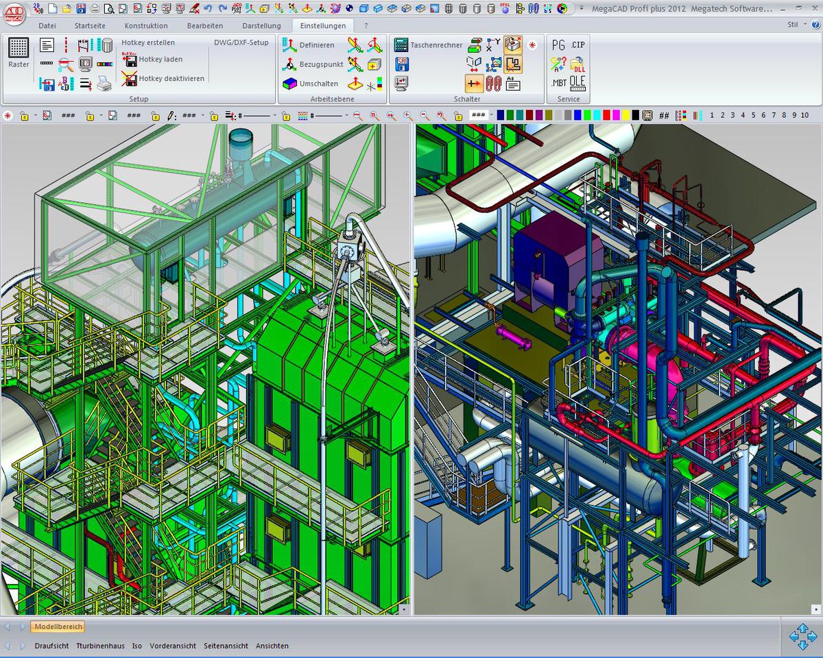 CAD-Software für Maschinenbau, Metall und Blech / MegaCAD
